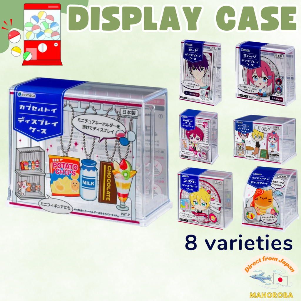 Capsule toy display case Card, Can badge, Coaster, Mini charm, Mini ...
