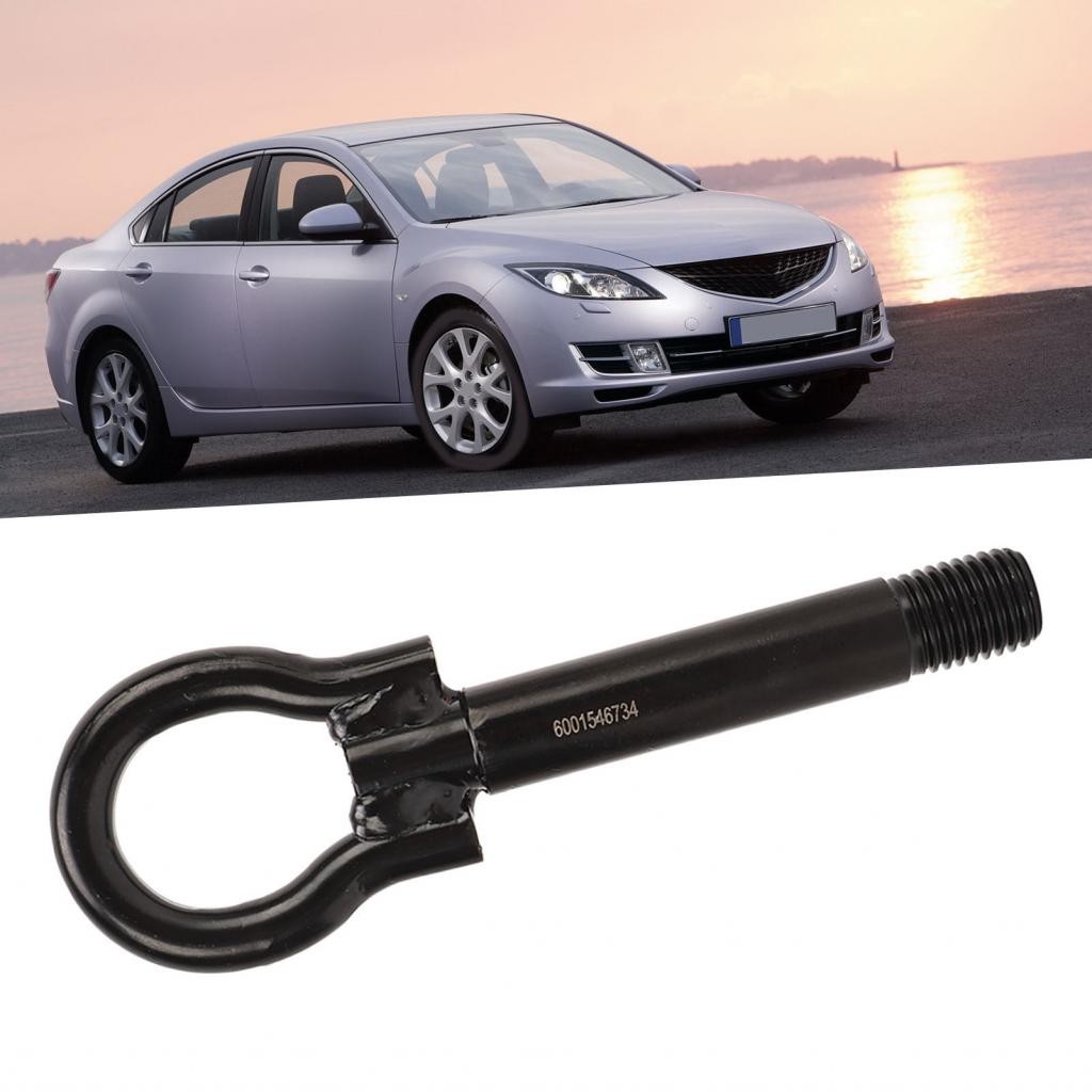 Cloudshop Aramox Car Tow Hook Front Bumper Black Towing Eye Loop ...