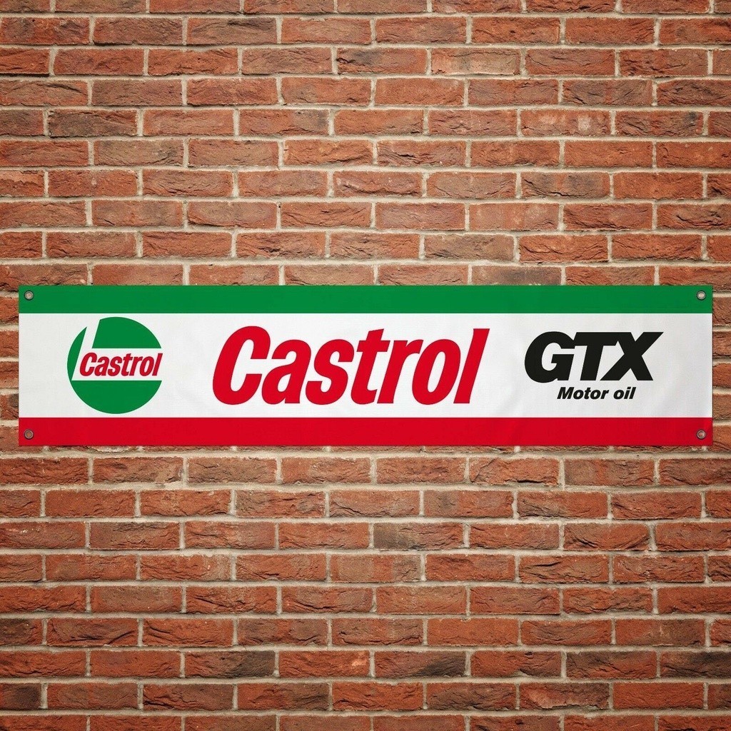Castrol Gtx Metal Tin Sign Retro Poster Decoration Wall Art Bar Club ...