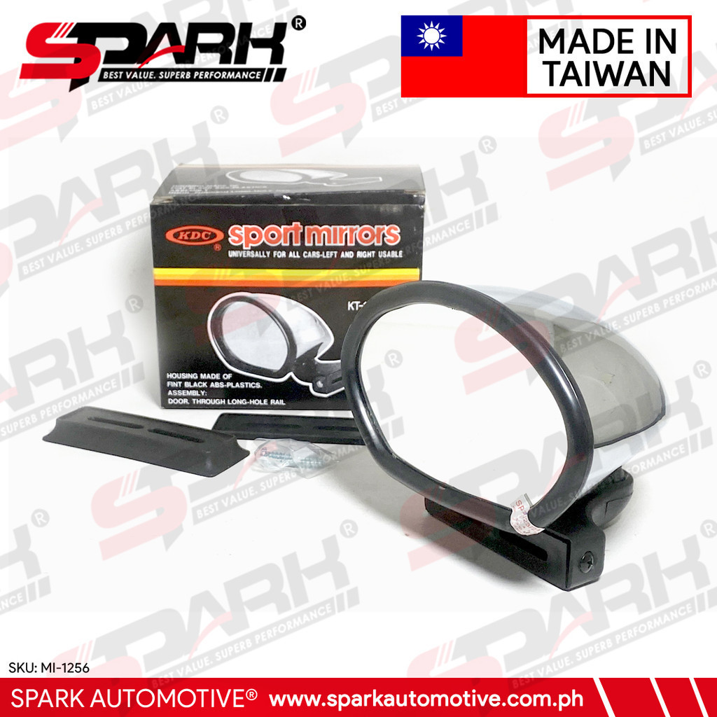 Sports Mirror Side Mirror Chrome Universal Car Bajaj Tricycle Van Trike ...