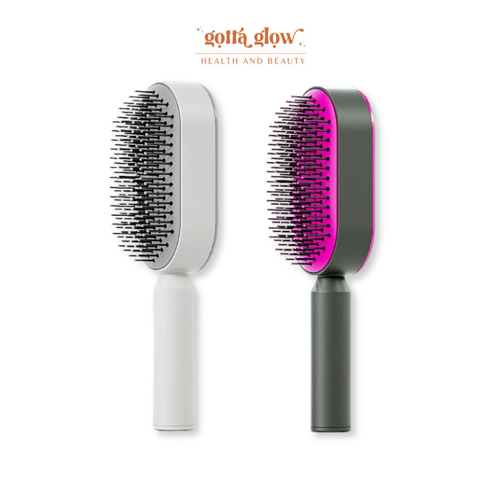 Self Cleaning Hair Brush | Shopee Philippines