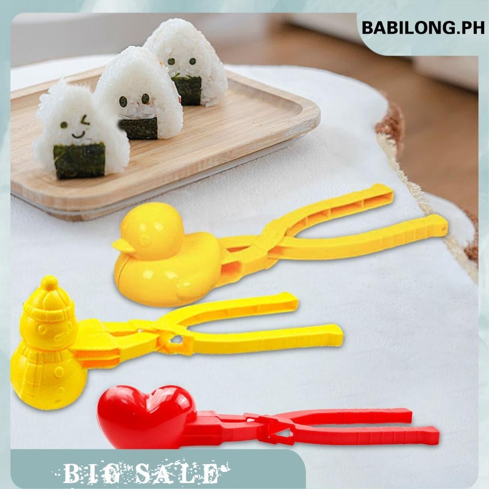 [Babilong.ph] Duck Rice Mold DIY Snowball Maker Bento Accessories with ...