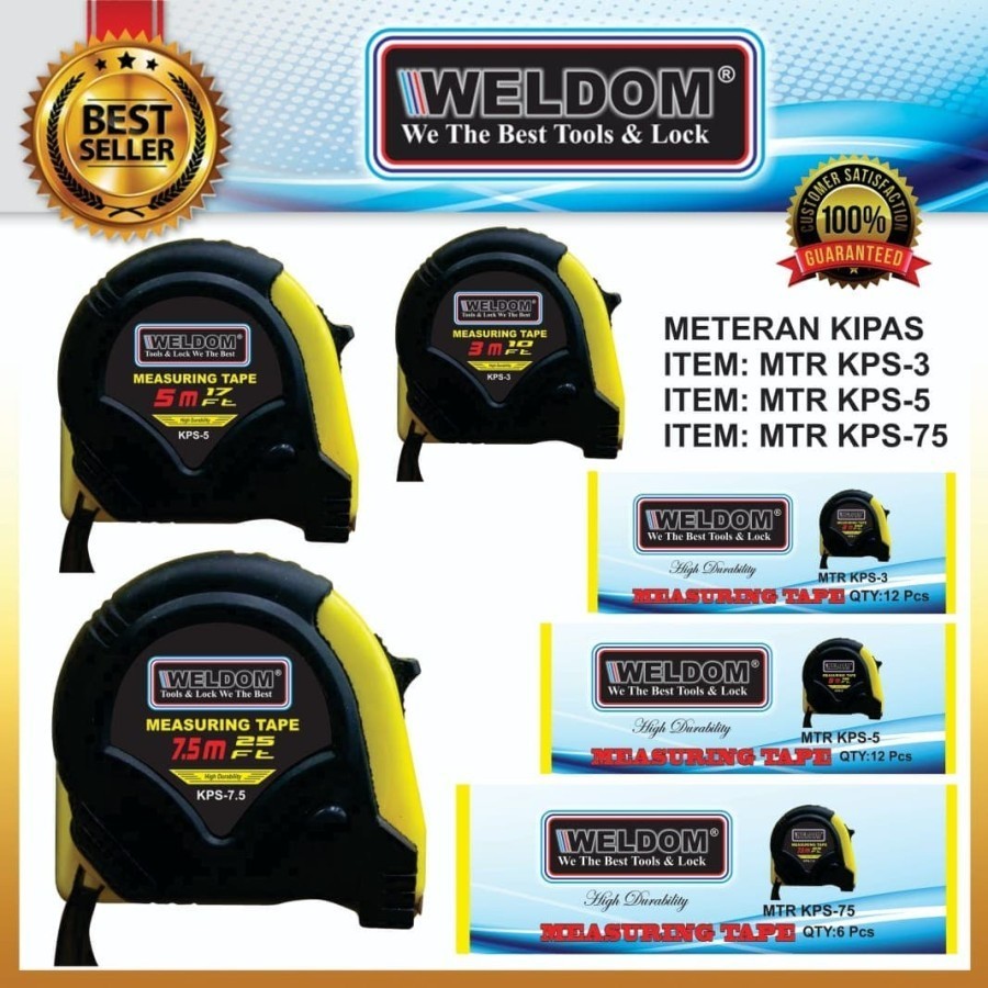 Weldom Brand Builder 3m Fan Meter | Shopee Philippines