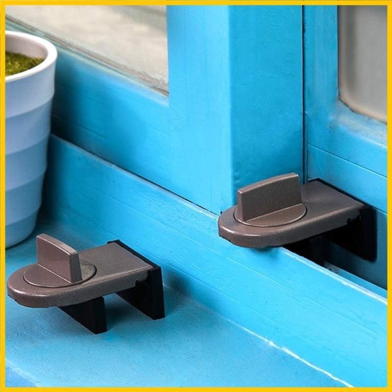 WON Sliding Sash Stopper Window Safety Lock for Door Frame Cabinet ...
