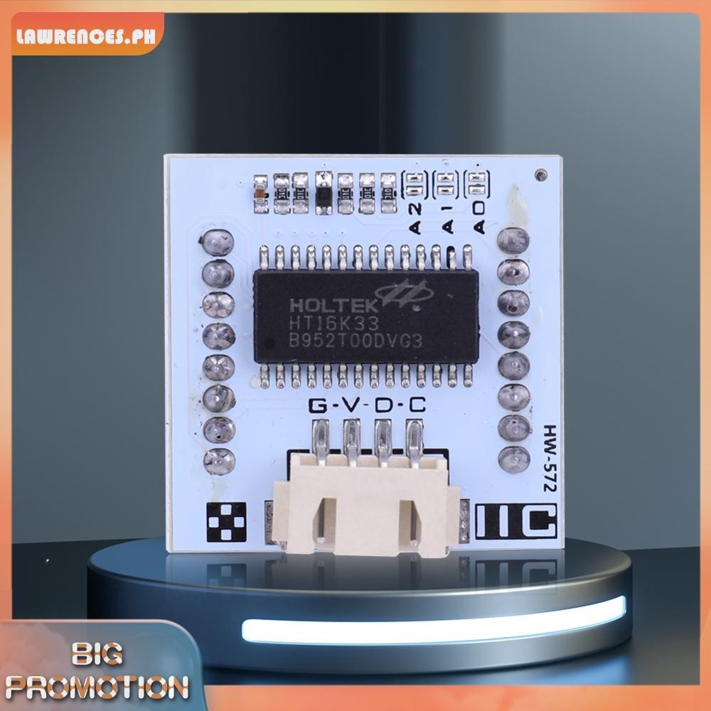 Lawrencesph Ht16k33 Dot Matrix Display Board I2c Led Matrix Display Module Board For Arduino