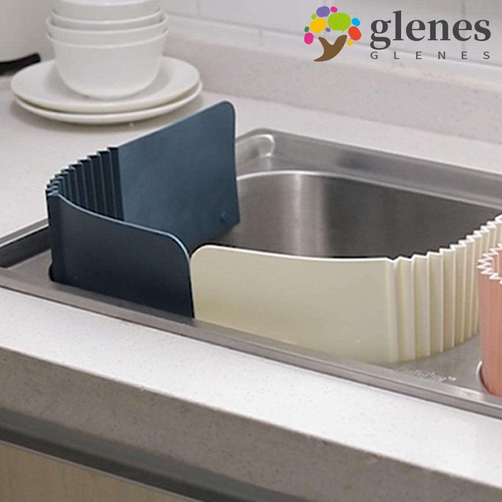 GLENES Water Splash Guard, TPR with Sucker Sink Water Baffle, Kitchen ...