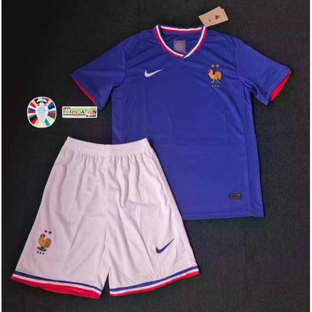 Adult set 2024 france home mbappe EUROPEAN CHAMPIONSHIP soccer jerseys ...