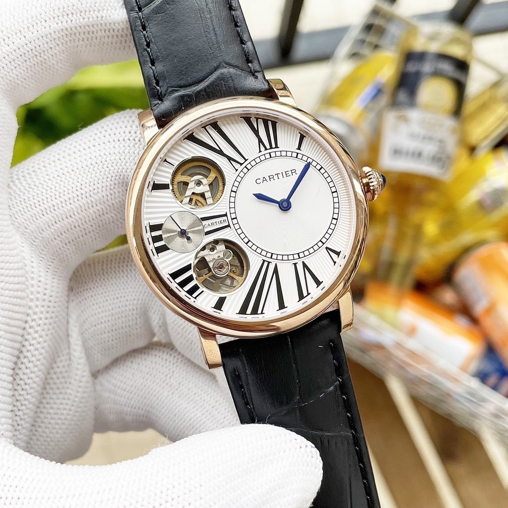 Cartier multi-function design automatic mechanical movement 42mm men's ...