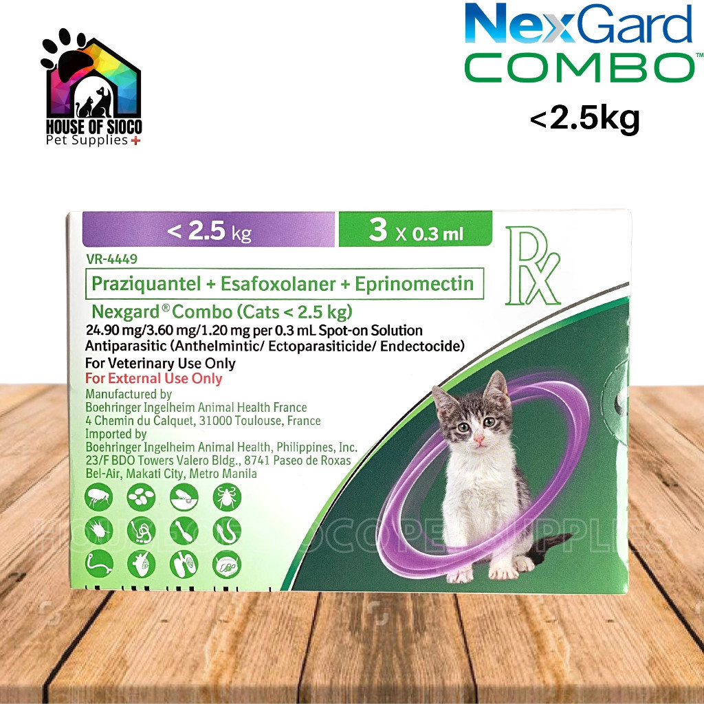 Nexgard Combo Spot on Solution For Cat & Kitten | Shopee Philippines