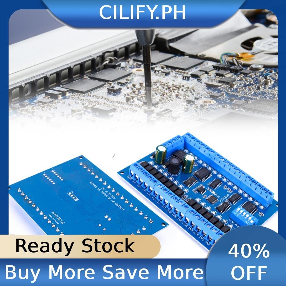 DC 12V 24V 16 Input 16 Output RS485 Remote Control Switch PLC IO Expansion Board | Shopee ...