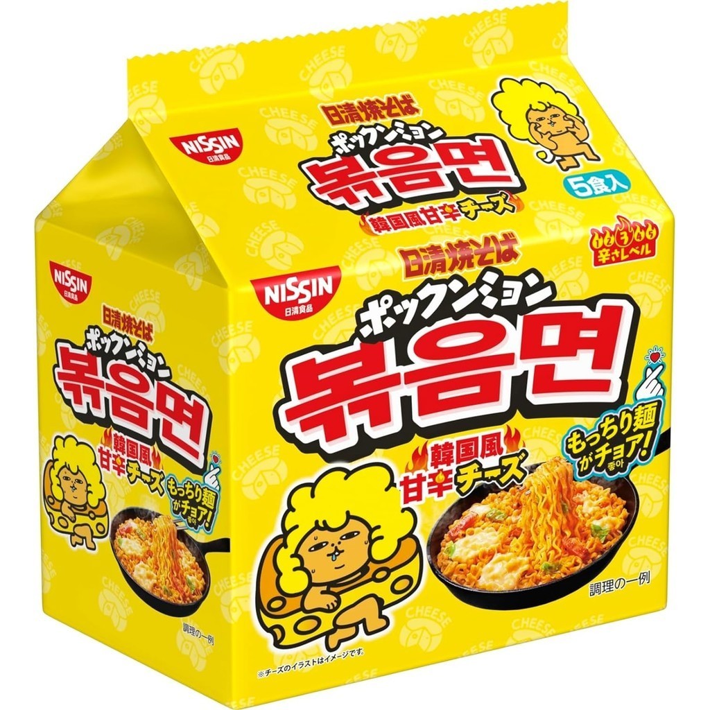 Nissin Foods Nissin Yakisoba Pok Kunmyeong Korean style sweet and Spicy ...