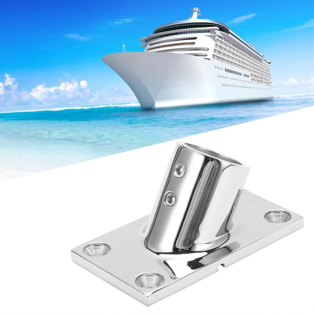 Cloudshop Boat Handrail Fitting Stainless Steel Rectangular Base for ...
