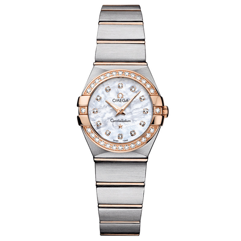 Omega Omega Constellation Quartz Women's Watch 18K Red Gold Between ...
