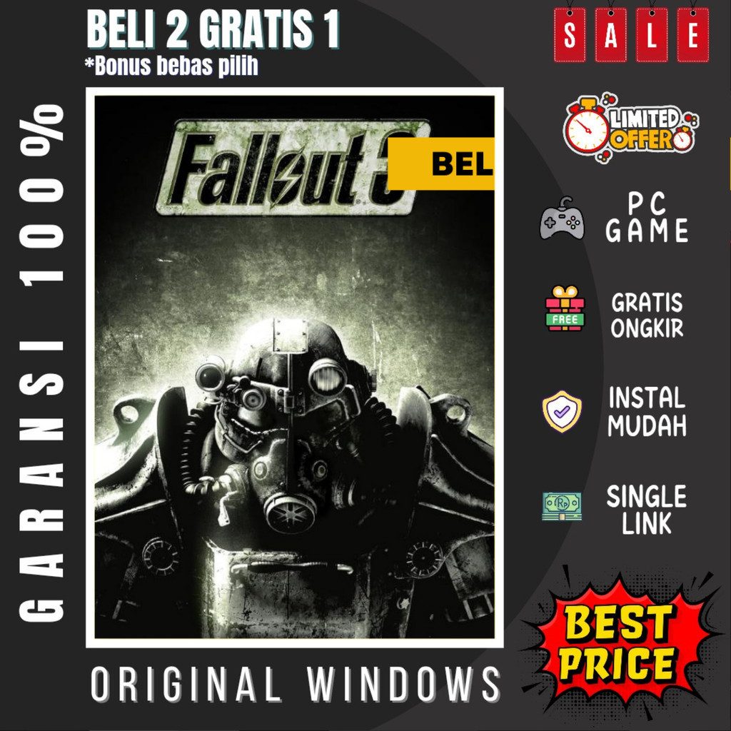 Fallout 3 GAMES OF THE YEAR EDITION - PC GAMES - LAPTOP GAMES - PC ...