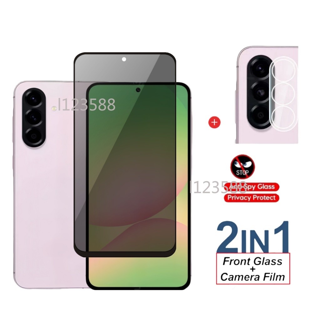 For Samsung A56 5G 2025 2 in1 Anti-spy Privacy Tempered Glass For ...