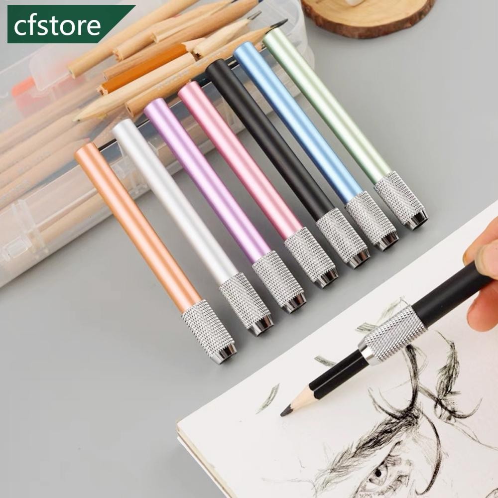 CFSTORE Metal Pencil Extension Holder Sketch Pencil Art Drawing Pencil ...