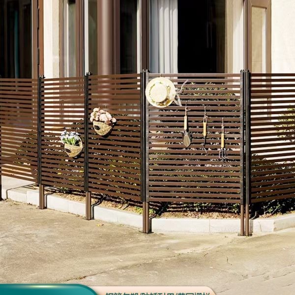 Fence Barrier Outdoor Courtyard Partition Privacy Villa Rooftop Terrace ...