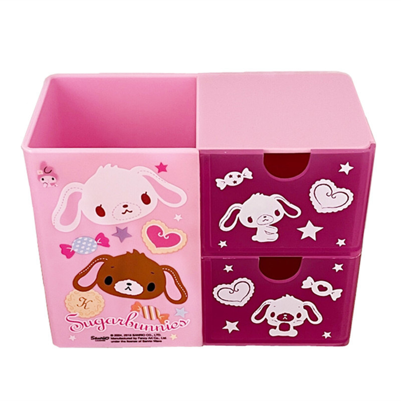 Cute Sugarbunnies Pen Holder Container Makeup Organizer Box Cartoon ...