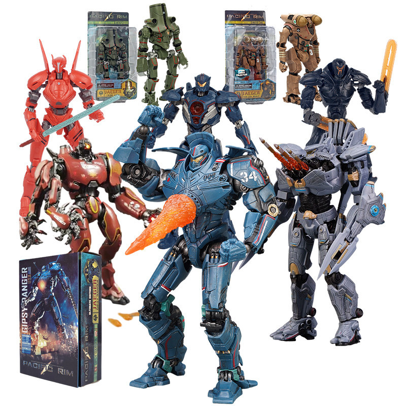 NECA Pacific Rim Figure Striker Eureka NECA Gipsy Avenger Obsidian Fury Saber Athena Cherno ...