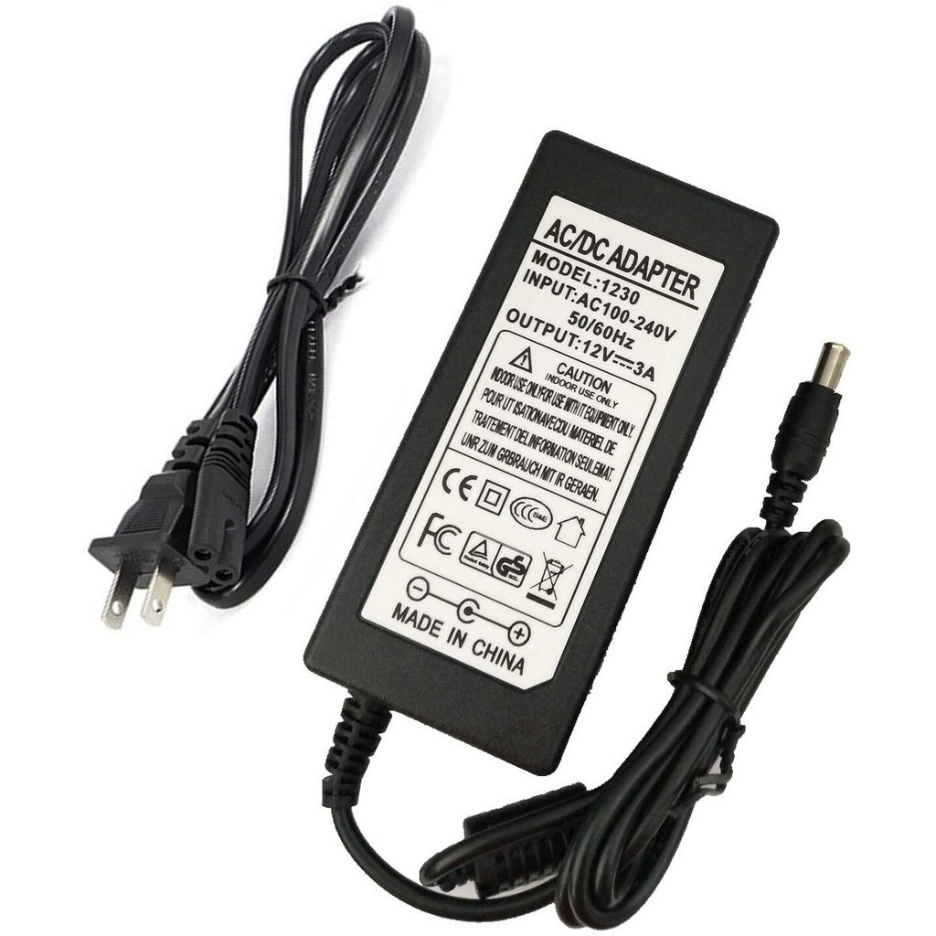 Adapter Charger 12V 3A 2A for LG W1943S E1948S LCAP07F E2260 ADS-24NP ...