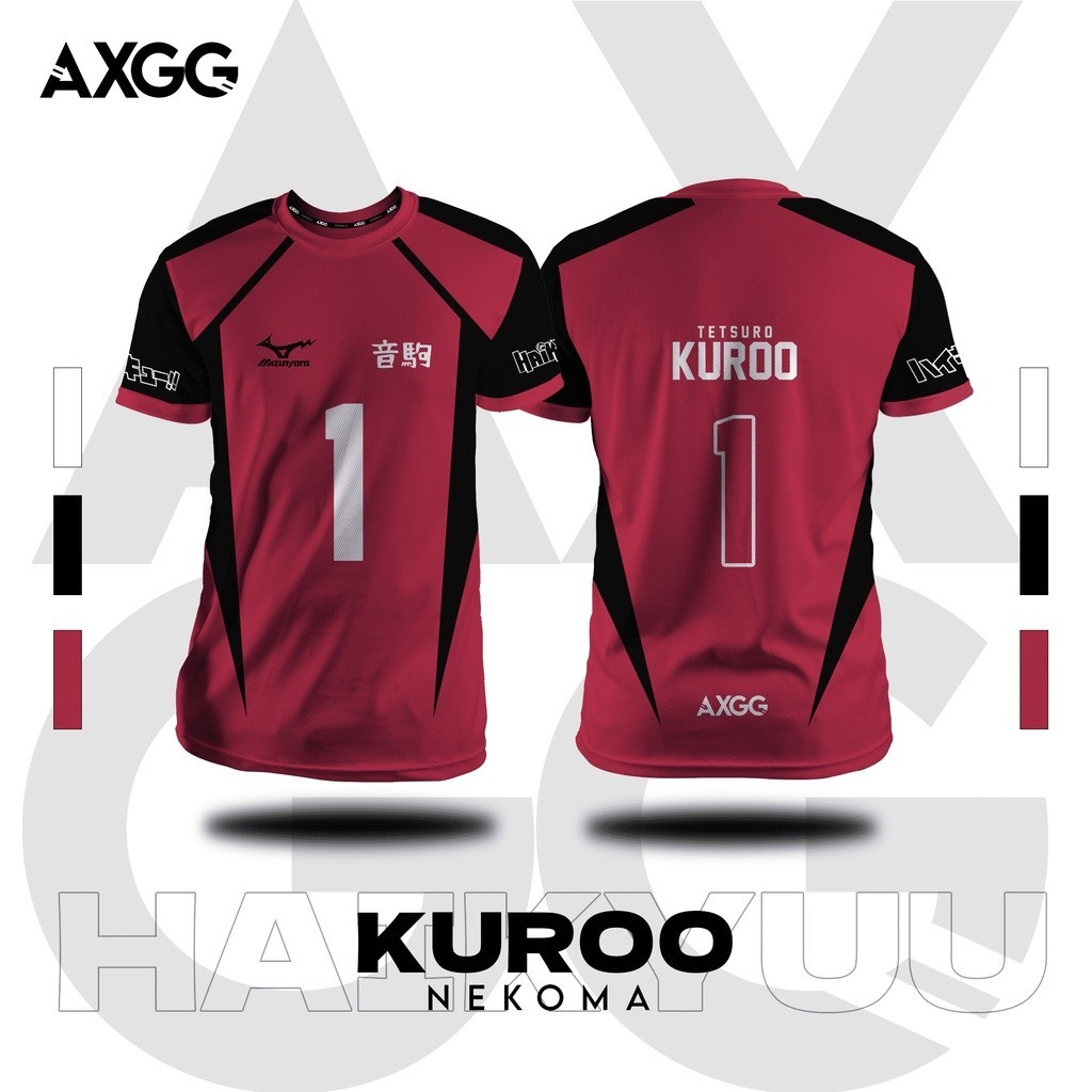 AXGG ' Haikyuu Nekoma - Kuroo ' Anime Shirt | Shopee Philippines