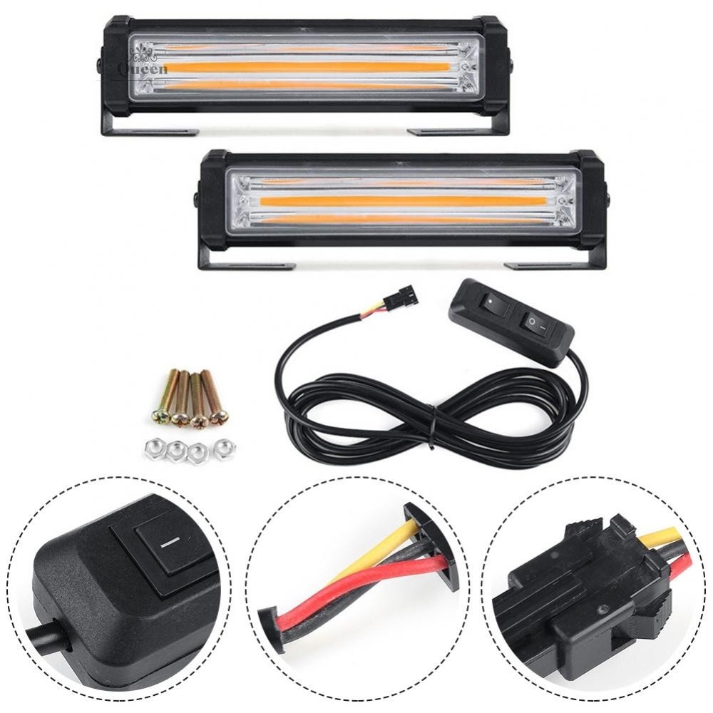 Sleek Design Strobe Light Head for Car Front Grille Vehicle Daytime Running Lamp | Shopee ...