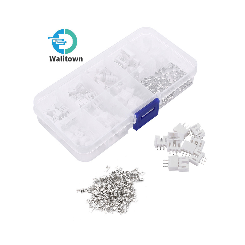 230PCS 2P 3P 4P 5P PH2.0mm Pitch Terminal Blocks Male Female Housing JST Wire Connector Adapter ...