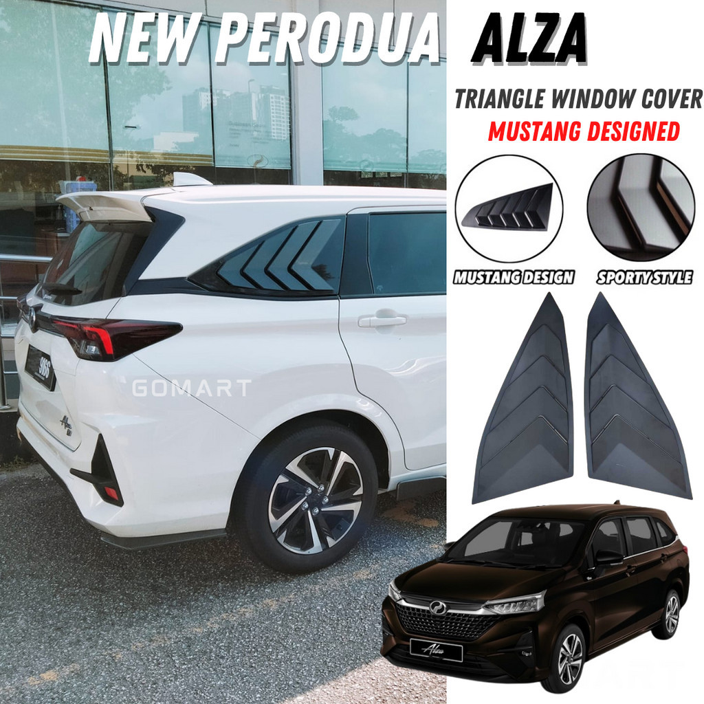 PERODUA ALZA 2022-24 TOYOTA VELOZ REAR WINDOW COVER Mustang Cermin ...