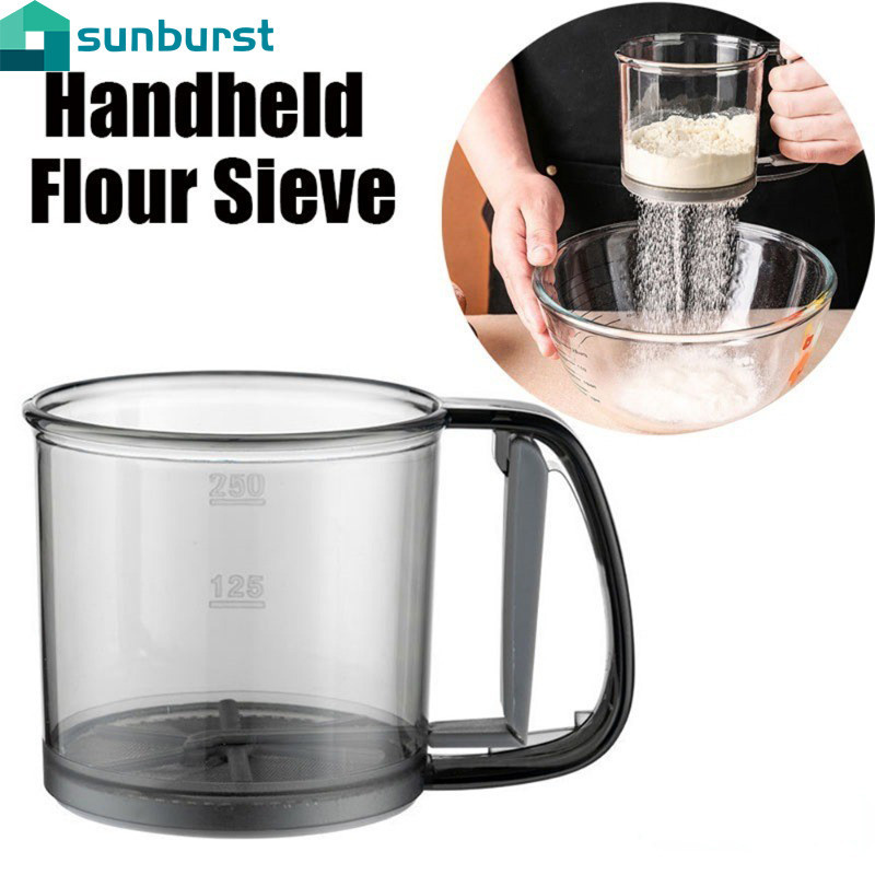 Handheld Fine Mesh Flour Sifter Cup - Kitchen Gadget - Professional ...