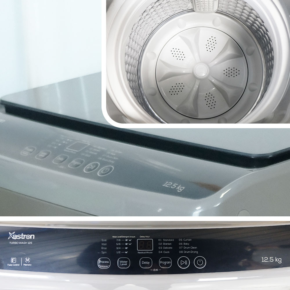 Astron TURBOWASH125 Fully Automatic Washing Machine - 12.5kg | Energy ...
