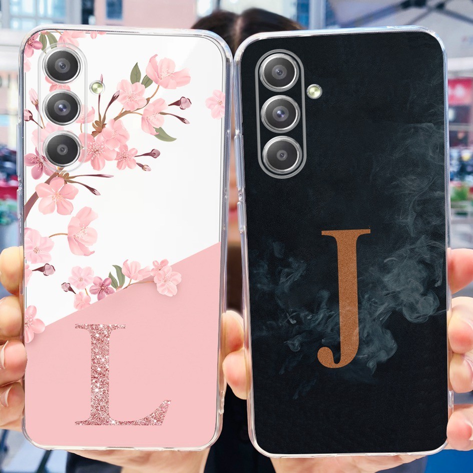For Samsung Galaxy A15 Case SM-A155F SM-A155M Cover Fashion Flower ...