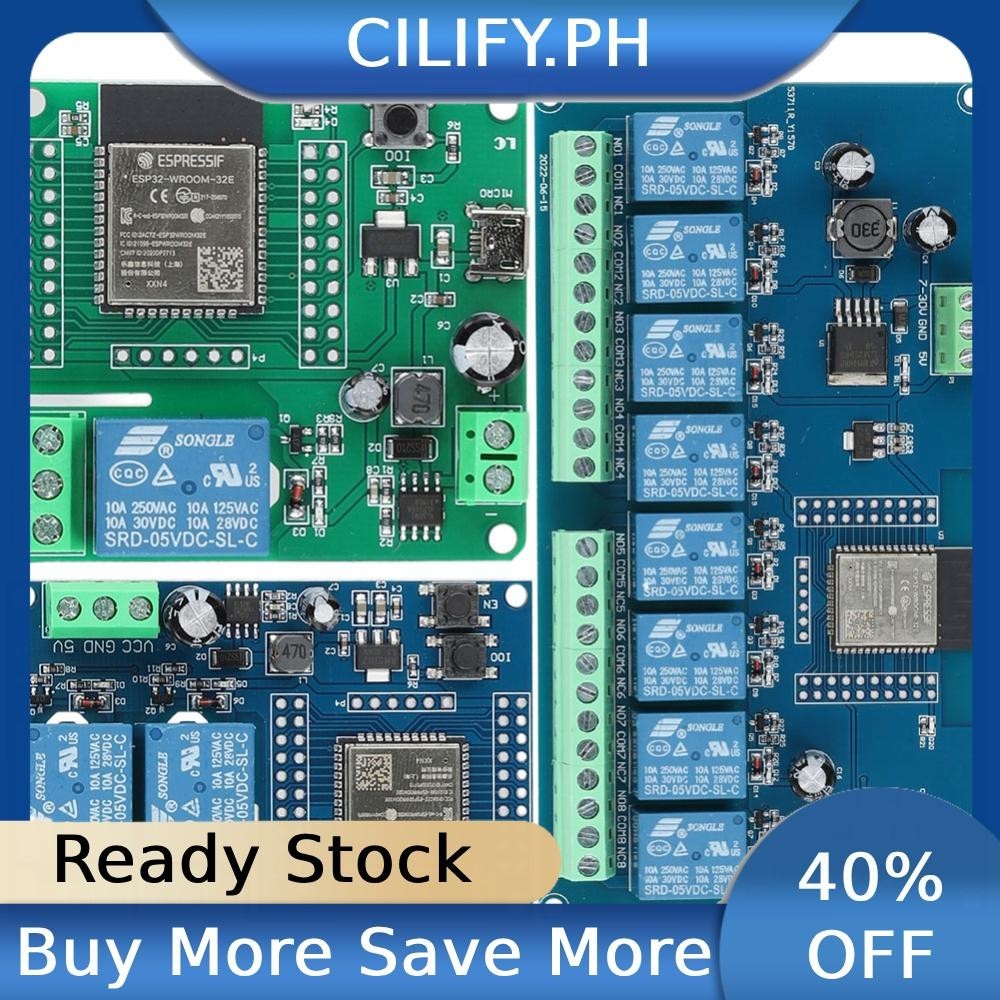 ESP32 ESP32-WROOM Development Board 1/2/8 Channel ESP32 WIFI BT BLE Relay Module | Shopee ...