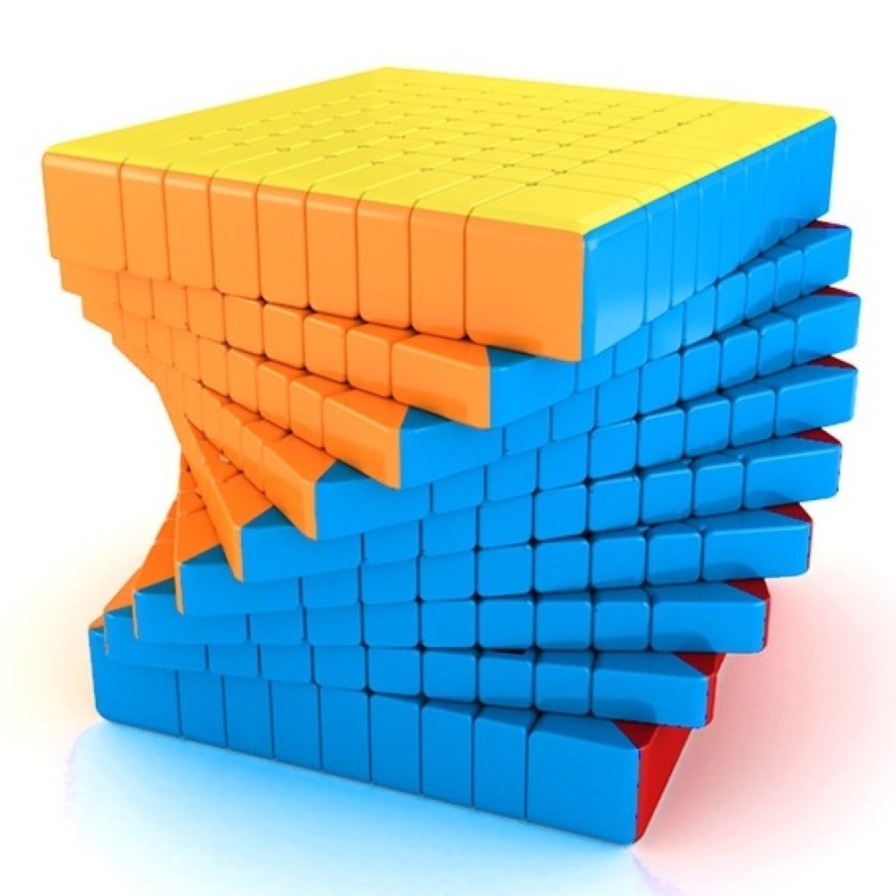 MoYu Meilong 9X9 Speed Cube 9x9x9 Magic Cube Stickerless 75mm | Shopee ...