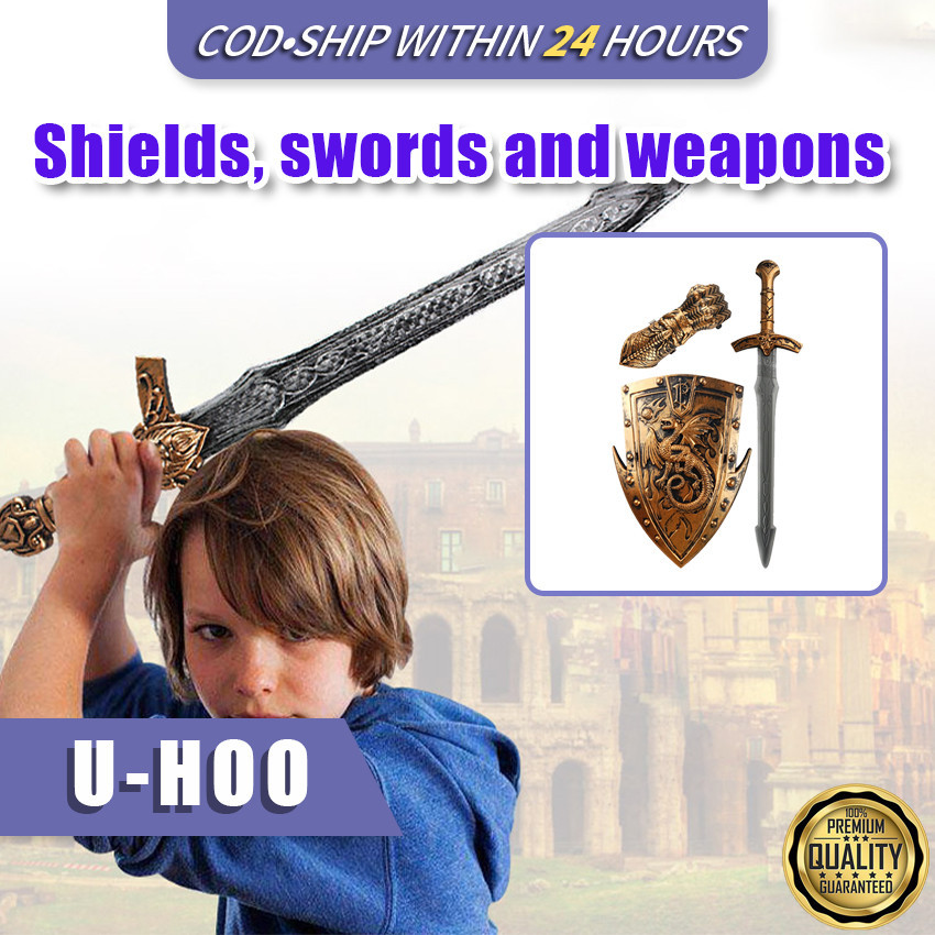 Shield and Sword King & Knights Sword and Shield Set Toy Toys Sword for ...
