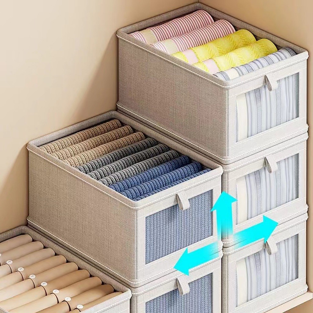 Large Waterproof clothes organizer Linen Dress drawer organizer ...