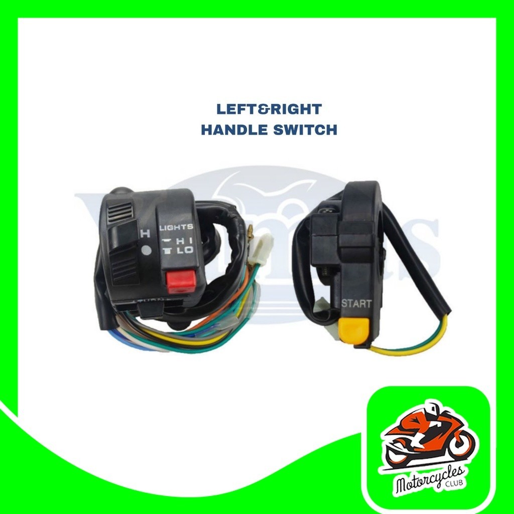 MOTORCYCLE XRM HANDLE SWITCH ASSY [HURRICANE SPEED] | Shopee Philippines