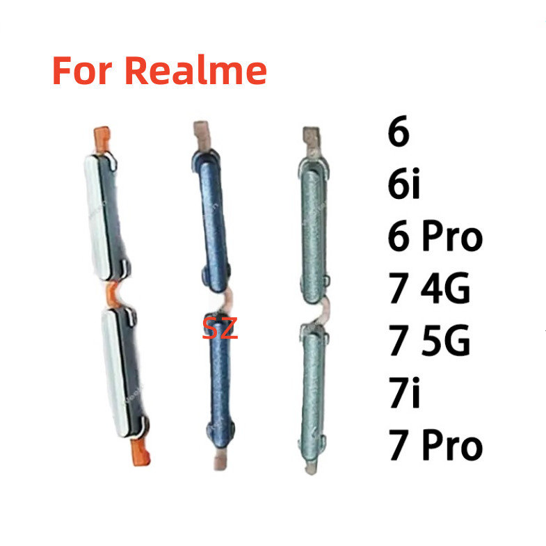 For Realme 7 7 Pro 6 6 Pro 7i 6i 6S 4G 5G Power Volume Side Button On ...