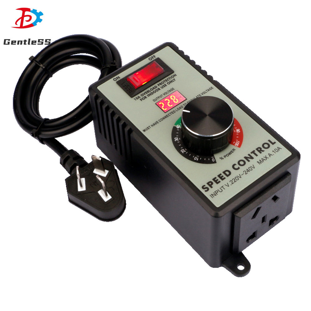 110V/220V 4000W Electronic Voltage Regulator Speed Controller Motor ...