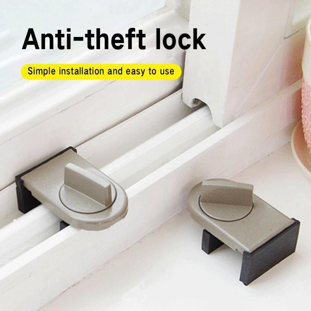 Window Safety Security Anti-theft Sliding Auxiliary Limiter Lock Sash ...