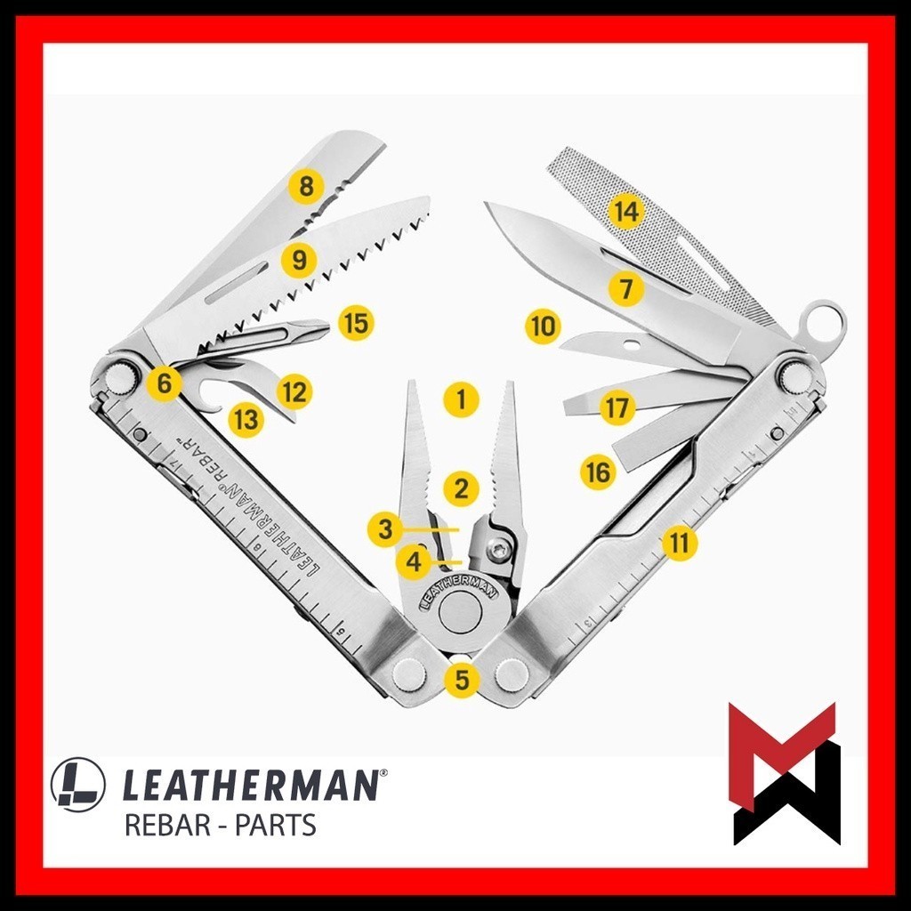 Leatherman REBAR - PARTS | Shopee Philippines
