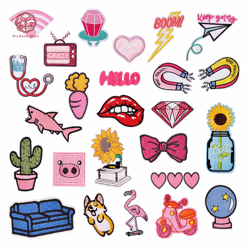 Pro Patch Store Children Playing House Series DIY Embroidery Patches ...