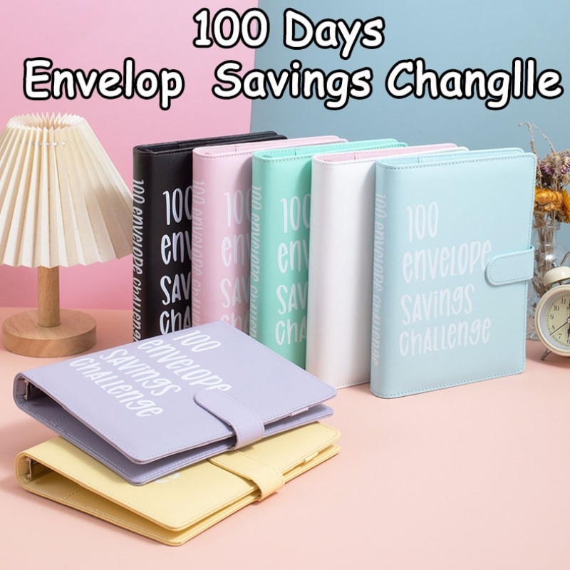 Money Savings Notebook 100 Day Couple Challenge Envelope 100 Envelope ...