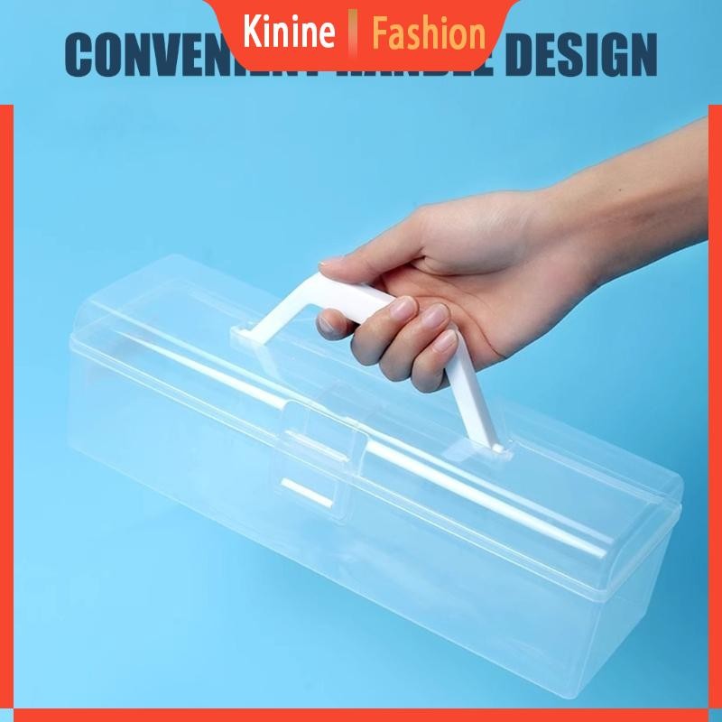 KIN Long Paint Brushes Container Paint Brush Storage Box Calligraphy ...