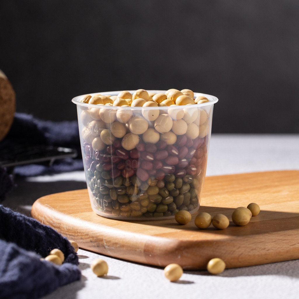 1 PCS Rice Cup Food Grade Plastic Rice Measuring Cup Rice Cooker ...