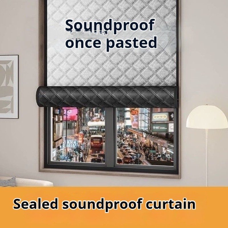 Soundproof black curtain sales for windows, Soundproof Curtain/Street ...