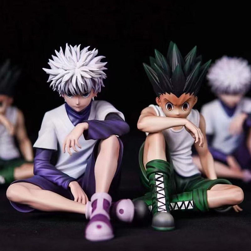 Anime Hunter X Hunter Killua Zoldyck Gon Freecss Sitting Posture ...
