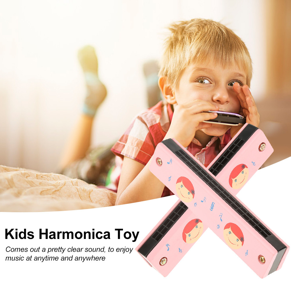 Keaostore Soft Wood Musical Instruments Baby Harmonica Toy Toddler Kids ...