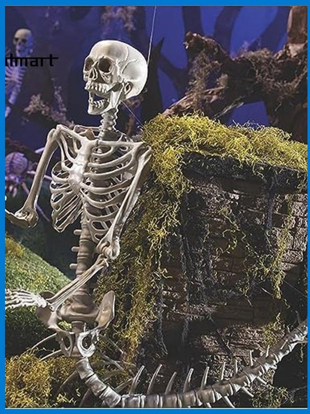 Mermaid Skeleton Halloween Outdoor Decorations, Scary Halloween ...