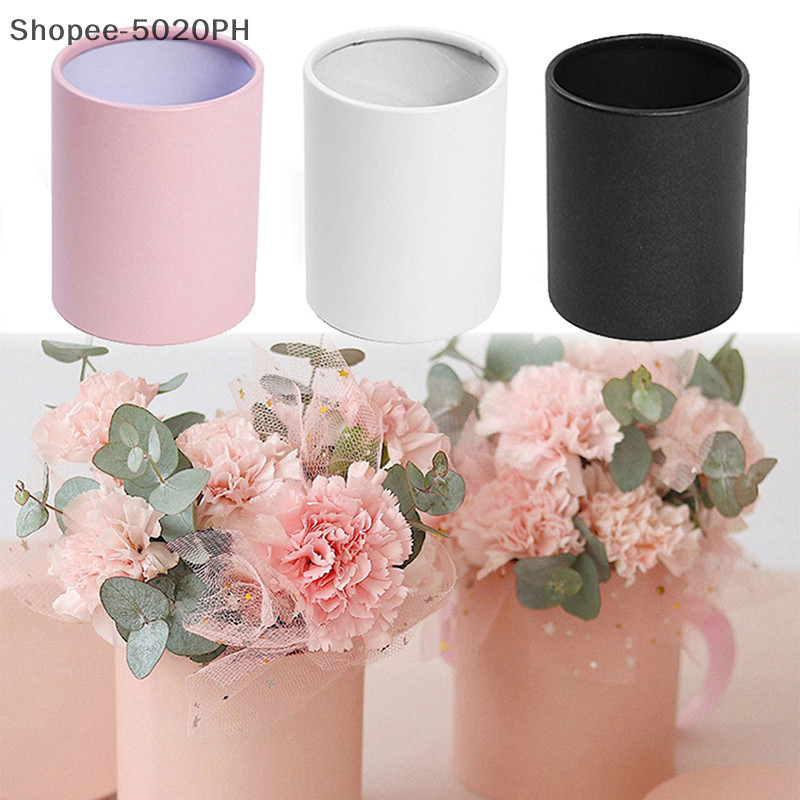 # Tool # Mini Flower Box Round Rose Bouquet Bucket Boxes Wedding Party ...