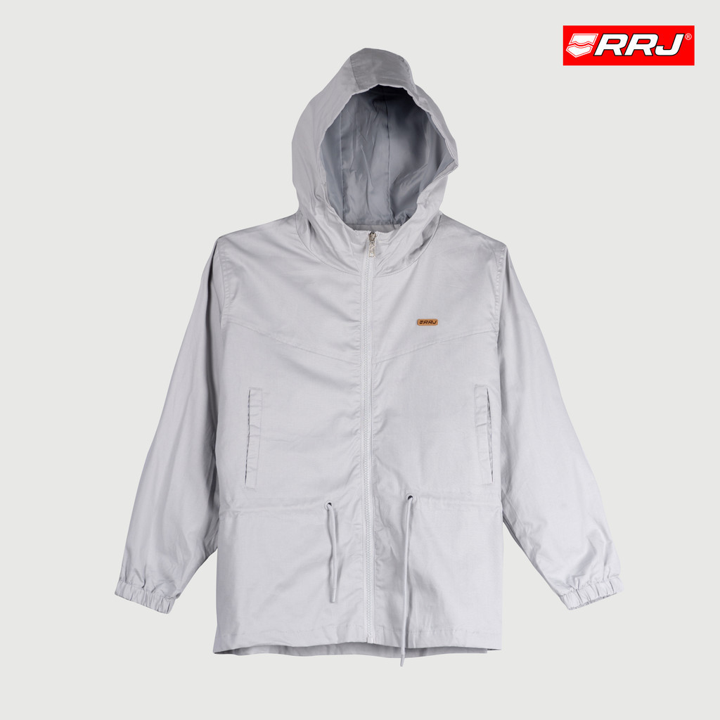 RRJ Basic Jacket for Ladies Relaxed Fitting Nylon Fabric with hoodie ...